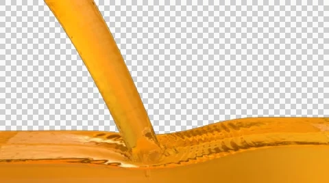 Animated pouring honey against transpare... | Stock Video | Pond5