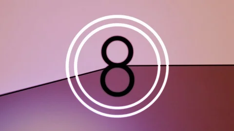 Animated projector countdown clock leade... | Stock Video | Pond5