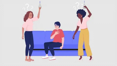 Animated public transport characters | Stock Video | Pond5