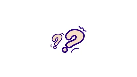Animated question mark symbol icon backg... | Stock Video | Pond5