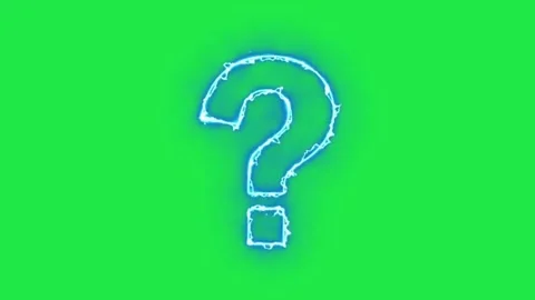 Animated Question Mark Symbol with Neon ... | Stock Video | Pond5