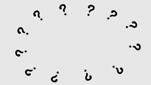 Animated question marks. | Stock Video | Pond5