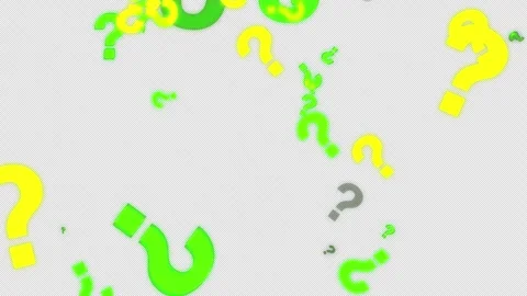 Animated Question Marks Whirling Around ... | Stock Video | Pond5