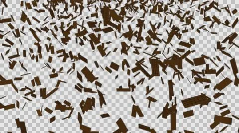 Animated rain of chocolate bars - Low an... | Stock Video | Pond5