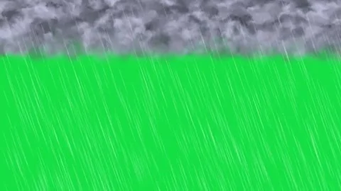 Animated Rain Falling with Dark Cloud Ef... | Stock Video | Pond5