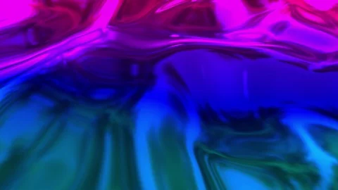Animated rainbow metallic gradient in 4k... | Stock Video | Pond5