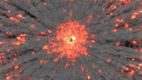Animated rapid burst of fire particles o... | Stock Video | Pond5
