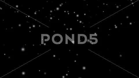Animated realistic snowfall overlay background in alpha channel black ...