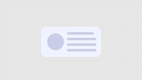 Animated rectangle dialogue balloon | Stock Video | Pond5