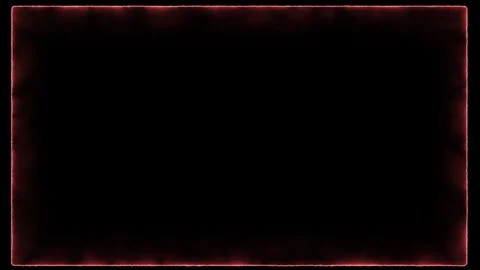 Animated rectangle fire motion border in... | Stock Video | Pond5