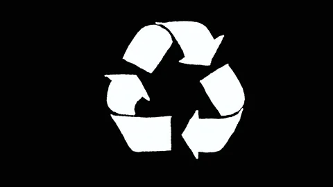 animated recycle logo in whiteboard styl... | Stock Video | Pond5