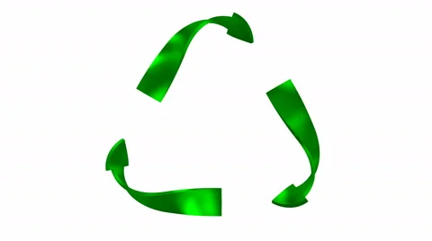 Animated Recycling Symbol | Stock Video | Pond5