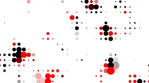 Animated red and black color bubbles on ... | Stock Video | Pond5