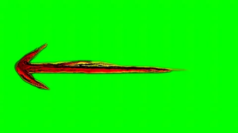 Animated Red Arrow - Green Screen - HD | Stock Video | Pond5