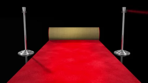 Animated Red Carpet Background | Stock Video | Pond5