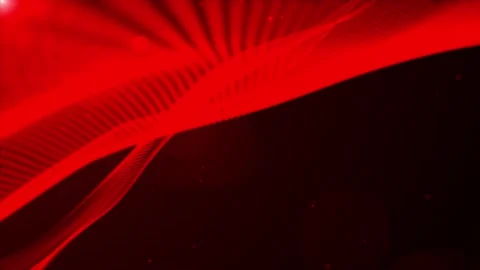 Animated Red color wavy pattern particle... | Stock Video | Pond5