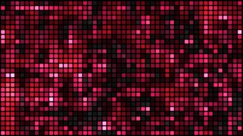 Animated red Digital Square looped techn... | Stock Video | Pond5