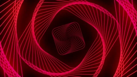 Animated red gradient square structure i... | Stock Video | Pond5