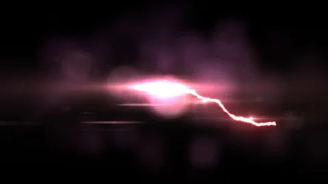 Red Lightning Flash Animation Stock Video Footage | Royalty Free Red ...