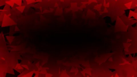 Animated red triangular Particle designe... | Stock Video | Pond5