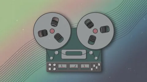 Animated Tape Recorder Stock Footage ~ Royalty Free Stock Videos | Pond5