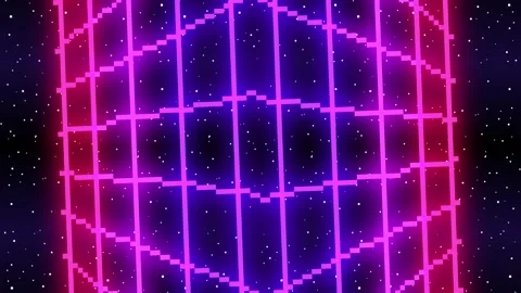 Animated Retro background. Motion design... | Stock Video | Pond5