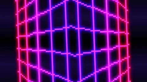 Animated Retro background. Motion design... | Stock Video | Pond5