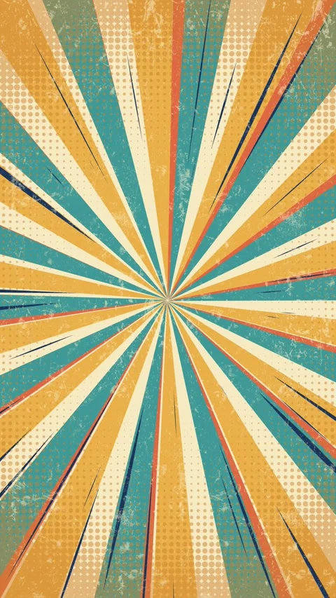 Animated retro pop art background | Stock Video | Pond5