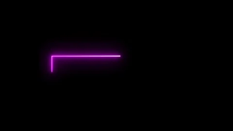 Animated right neon arrow on black scree... | Stock Video | Pond5