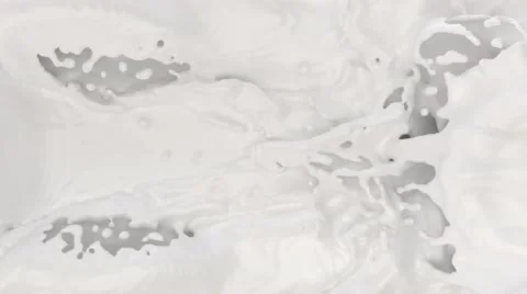 Animated river of white paint against tr... | Stock Video | Pond5