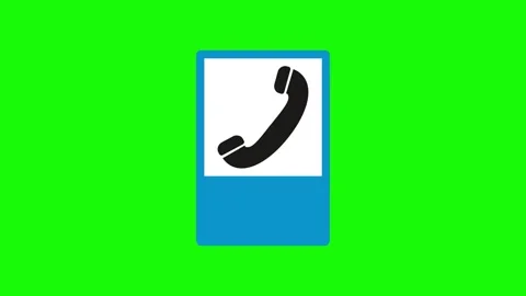 Animated Road Sign Icons on Green Screen... | Stock Video | Pond5