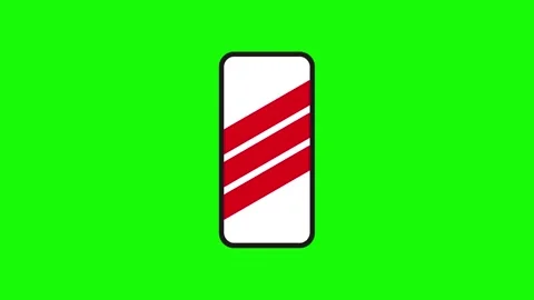 Animated Road Sign Icons on Green Screen... | Stock Video | Pond5