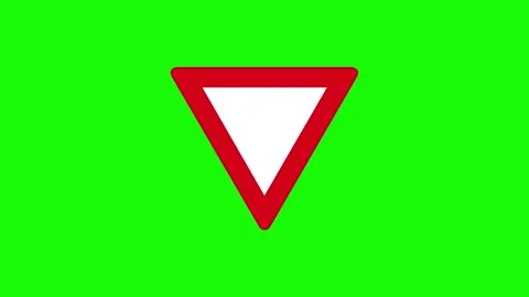 Animated Road Sign Icons on Green Screen... | Stock Video | Pond5