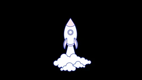 Rocket Symbol Stock Video Footage | Royalty Free Rocket Symbol Videos | Pond5