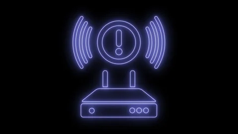 Animated router icon 4K | Stock Video | Pond5