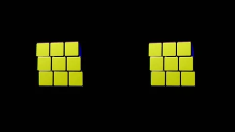 Animated Rubik's cube. Rubik cubes. | Stock Video | Pond5