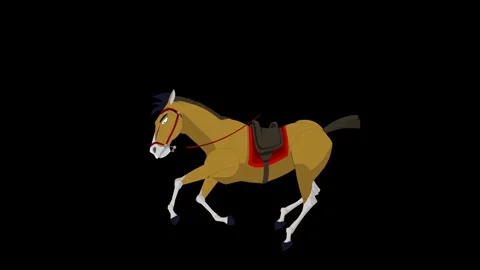 Animated Horse Galloping Stock Videos – Royalty-Free HD & 4K Videos