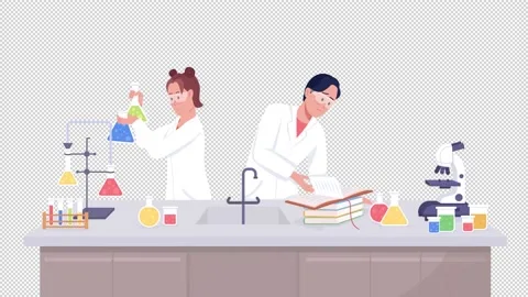 Science Lab Clipart Stock Footage ~ Royalty Free Stock Videos | Pond5