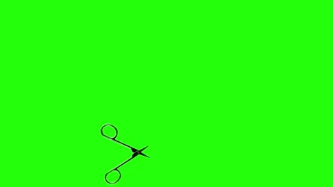 Animated Scissor cutting and moving on t... | Stock Video | Pond5