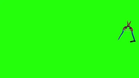 Animated Scissor cutting and moving on t... | Stock Video | Pond5