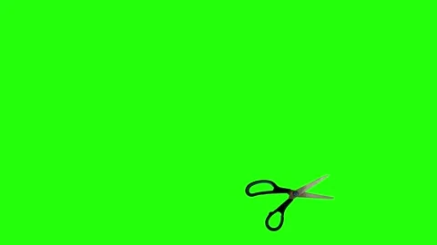 Animated Scissor cutting and moving on t... | Stock Video | Pond5