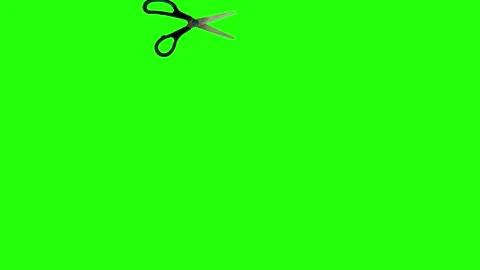 Animated Scissor cutting and moving on t... | Stock Video | Pond5