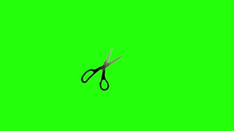 Animated Scissor cutting and moving on t... | Stock Video | Pond5