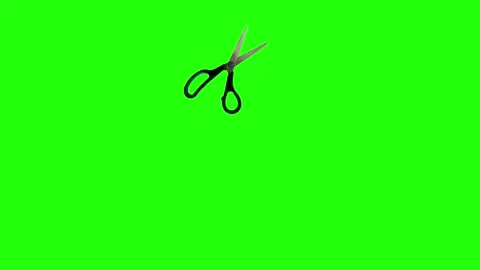Animated Scissor cutting and moving on t... | Stock Video | Pond5