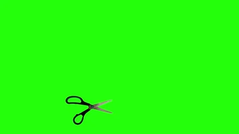 Animated Scissor cutting and moving on t... | Stock Video | Pond5