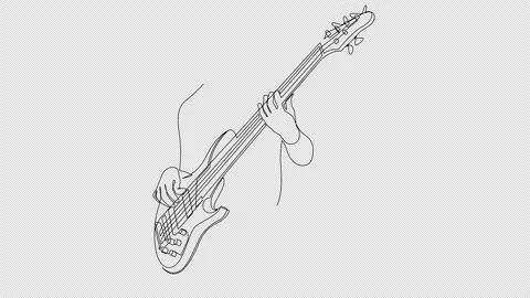 Animated self drawing of continuous line... | Stock Video | Pond5