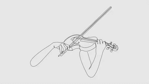 Animated self drawing of continuous line... | Stock Video | Pond5