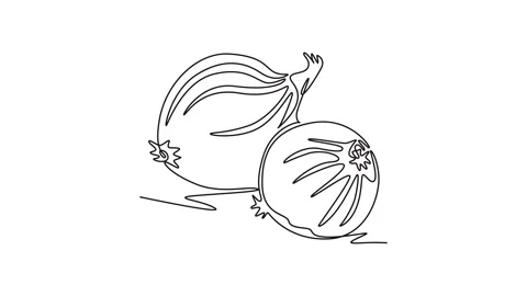 Animated self drawing of continuous line... | Stock Video | Pond5