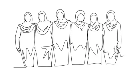 Girls Group Clipart Stock Videos – Royalty-Free HD & 4K Videos | Pond5