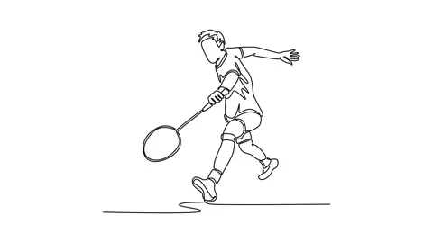 Animated self drawing of continuous line... | Stock Video | Pond5